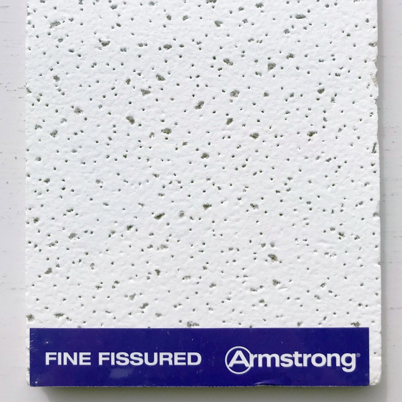 Armstrong Fine Fissured Suspended Ceiling Tiles 1200x600mm Square Edge ...